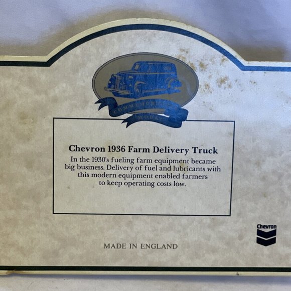 Lledo Chevron | Toys | Diecast Chevron 936 Farm Delivery Truck Lledo ...